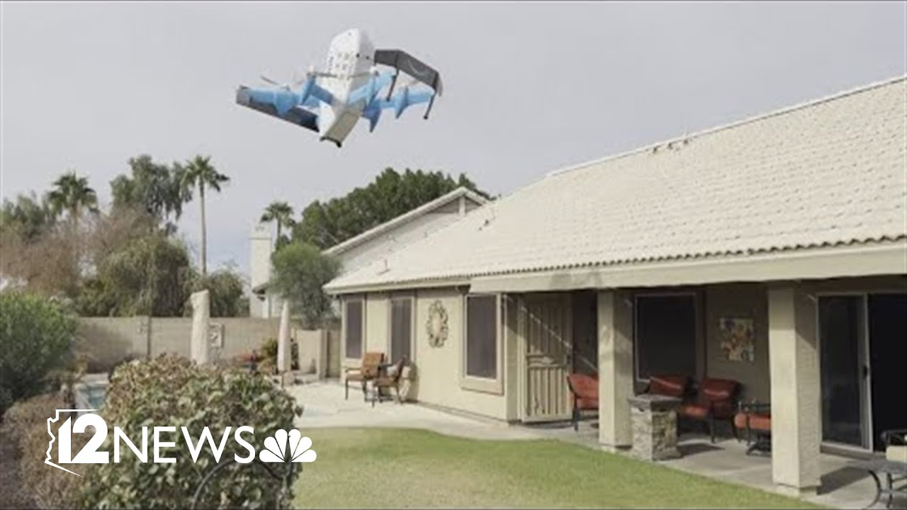 Amazon Prime Day features delivery drones in Arizona - YouTube