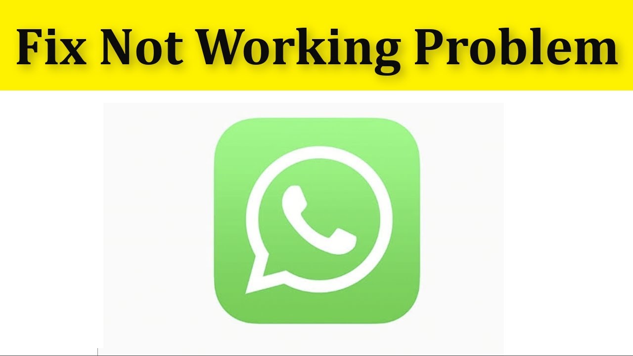 How To Fix Whatsapp Not Working Problem || Android Mobile - YouTube
