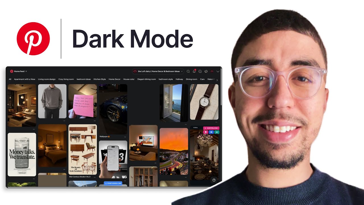 How to Make Pinterest Dark Mode on PC (Easy & Quick Method) - YouTube