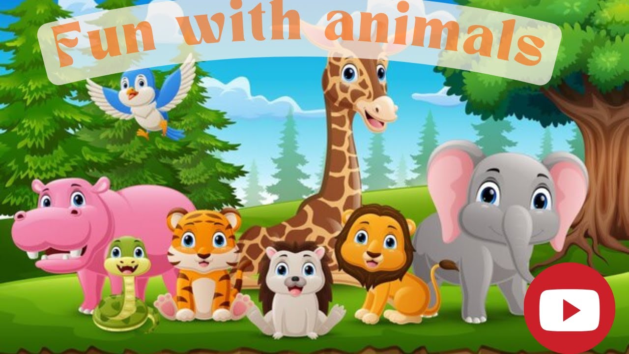 Animal vocabulary for kids|Fun with animals|Animal vocabulary for ...