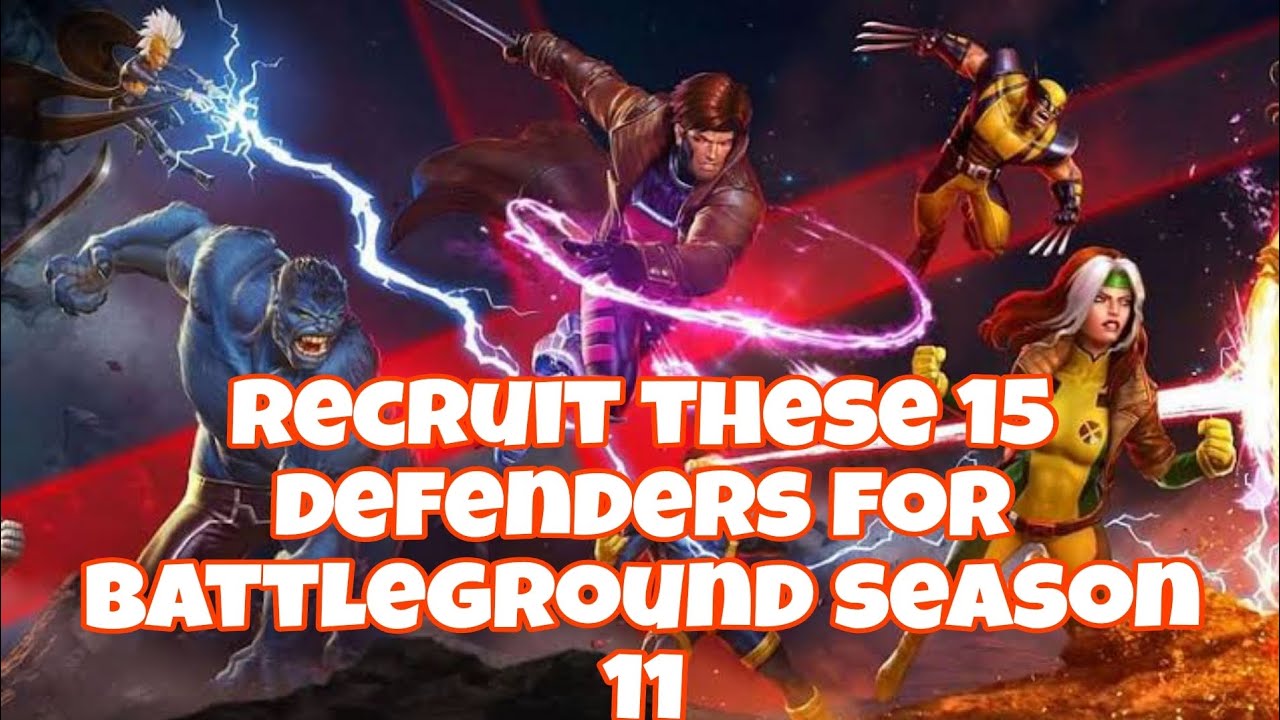 Top 15 defenders Battleground Season 11 | Mcoc September 2023 - YouTube
