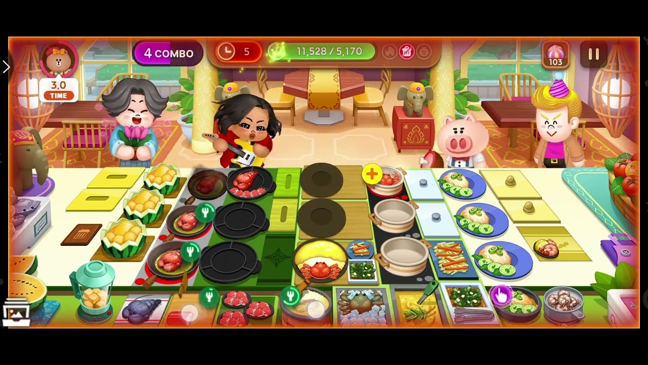 LINE CHEF THAI KITCHEN STAGE 12 (ALL STAGE) - YouTube