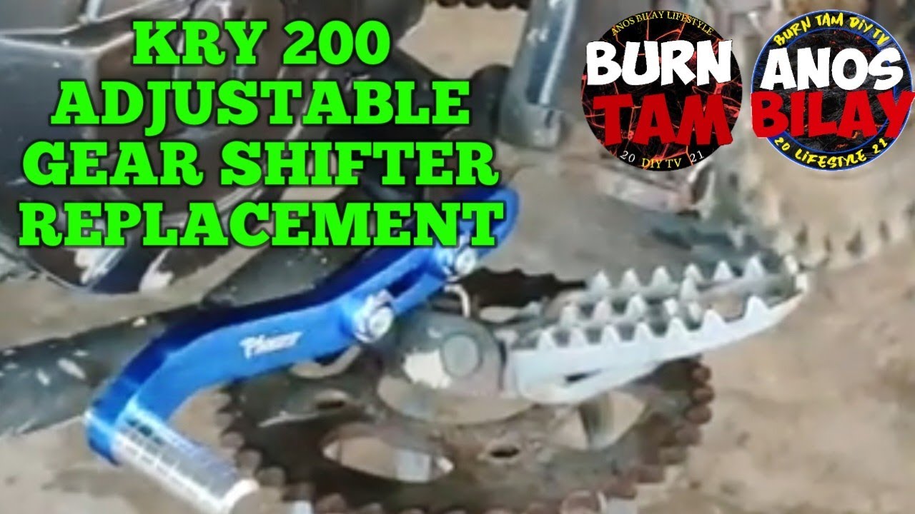 KRY 200 ADJUSTABLE GEAR SHIFTER INSTALLATION - YouTube