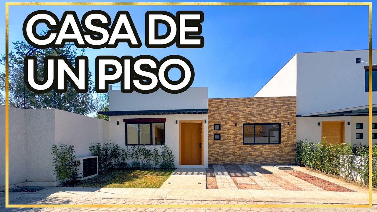 Casa sin Escaleras en Metepec: Privacidad y paz en un Solo Nivel (I ...