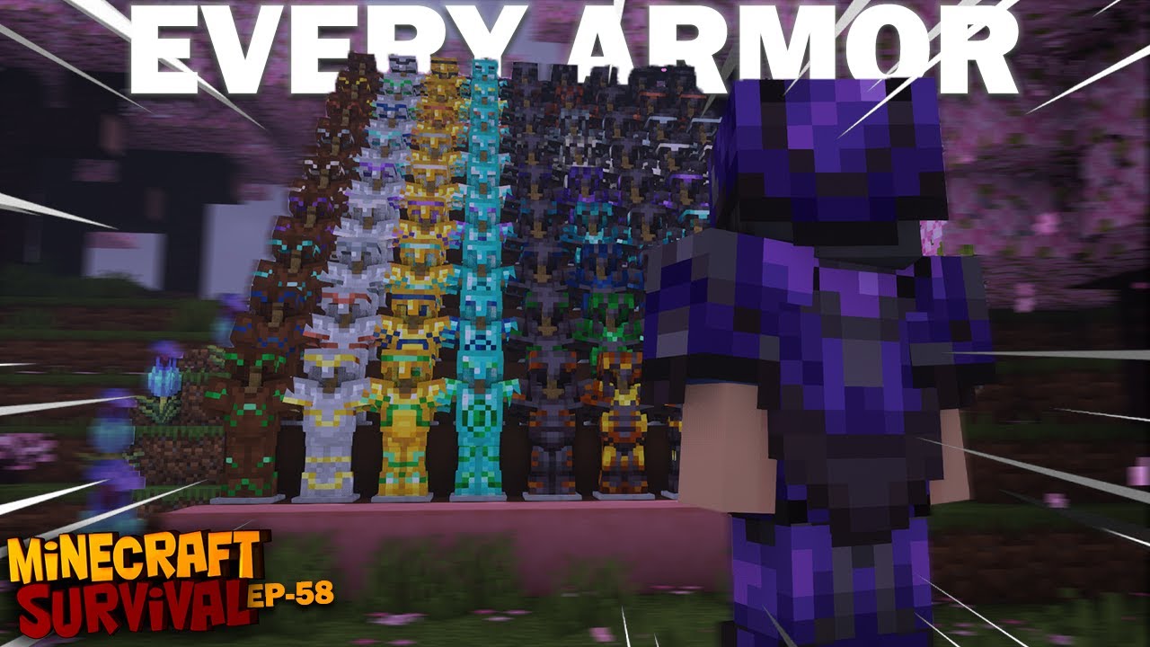 The HARDEST Part of Crafting All Armor in Minecraft Survival ||EP-58 ...
