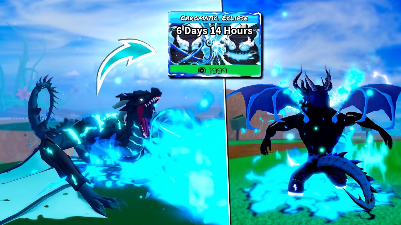 NOVA DRAGON CHROMATIC ECLIPSE DA NOVA UPDATE DO BLOX FRUITS #bloxfruits ...