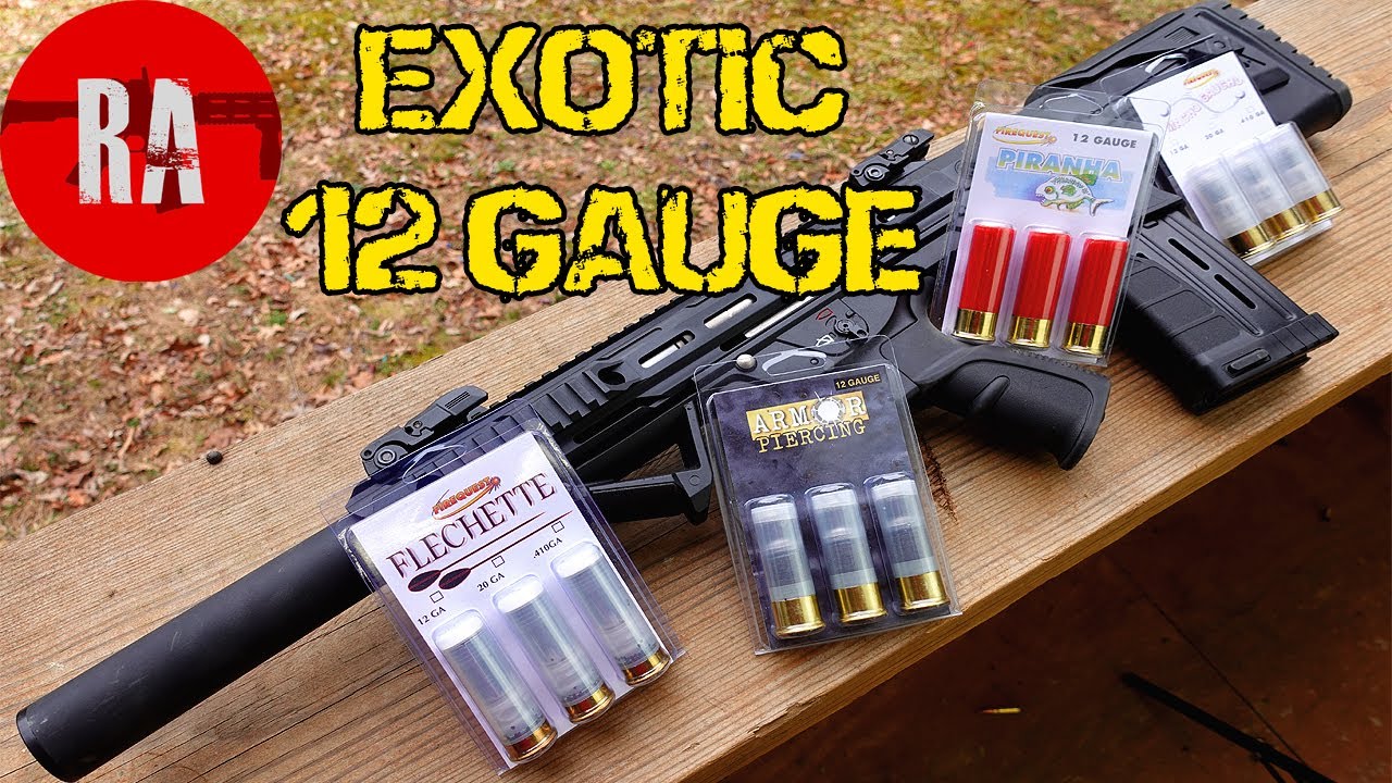 Shooting Exotic 12 Gauge Shotgun Ammo from the Panzer BP-12 Bullpup ...