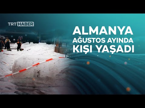 Almanya yazın ortasında kışı yaşadı