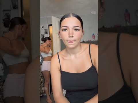 Routines🎉💕 today's, original makeup look👀 with sister👭💄💝🥰