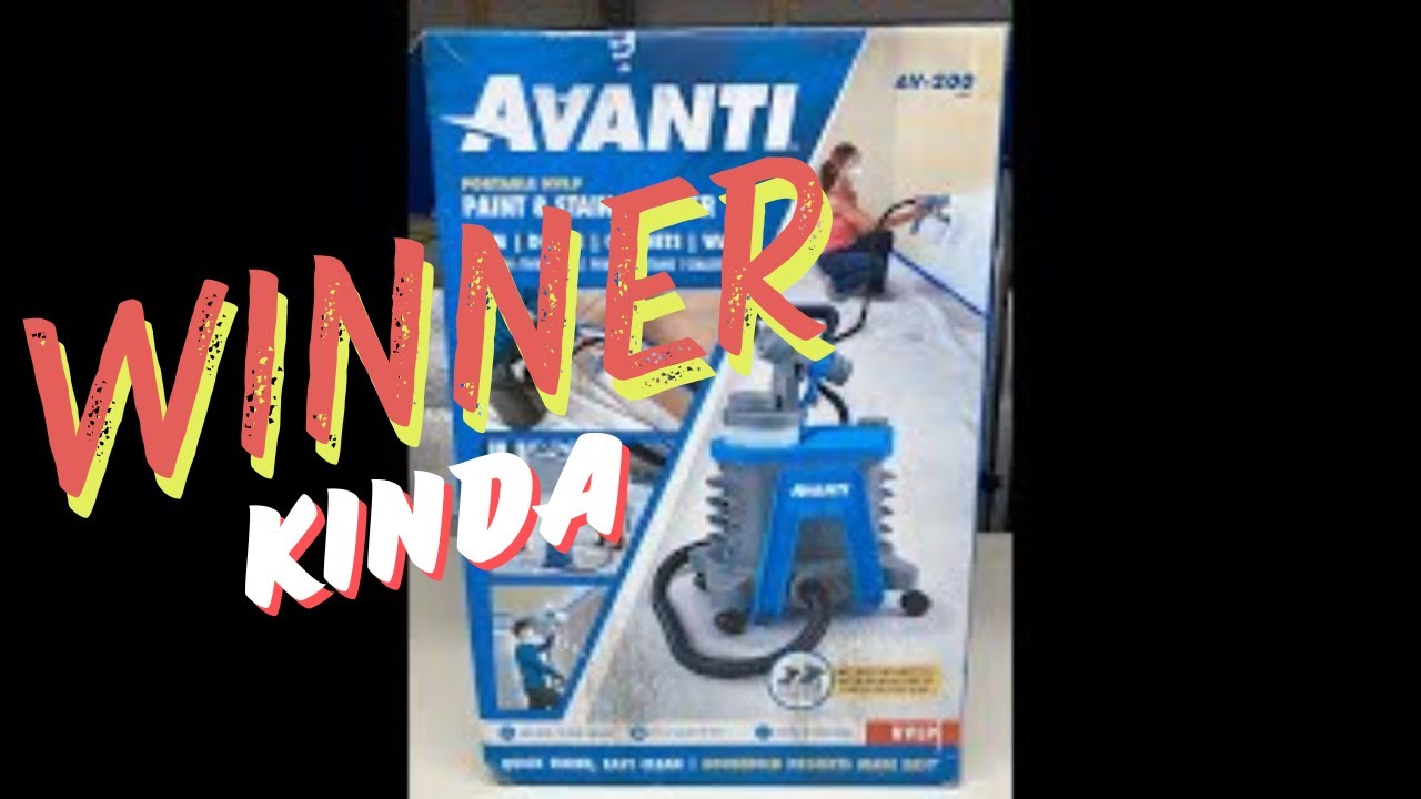 Avanti 2 Stage Paint Sprayer from Harbor Freight, Wood Butcher review ...