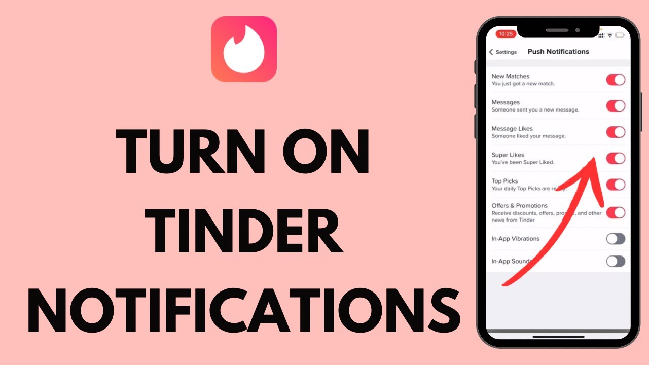 How to Turn On Tinder Notification (2024) | Enable Notifications on ...