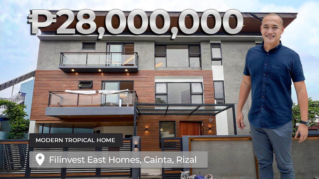 House Tour 200 | Modern Tropical Home for sale in Filinvest East ...