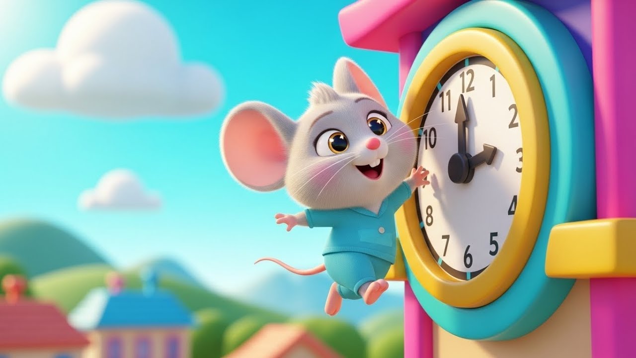 Tick-Tock Dash! The Mouse Tries to Beat the Clock Tower Time 🐭⏰ | Kids ...