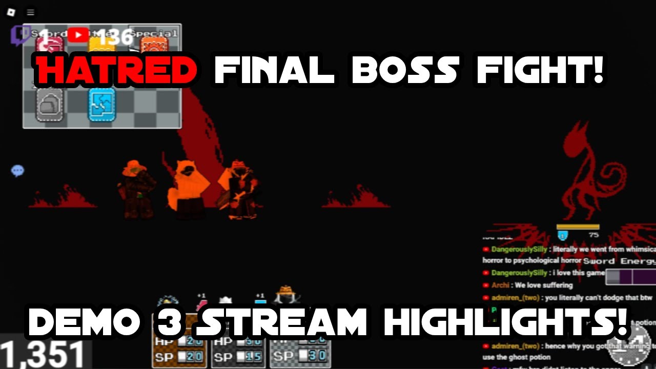 Hatred Boss Fight! (DEMO 3) - Block Tales - YouTube