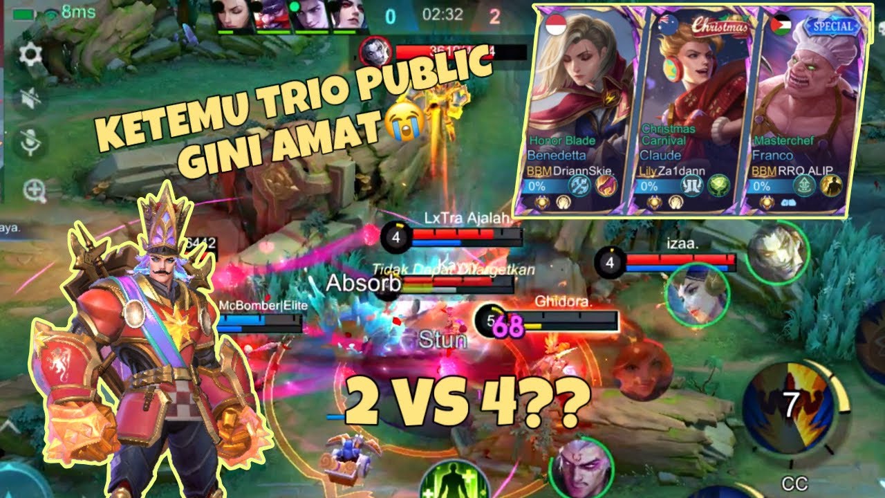Cara Counter Hero Full Cc | Mobile Legends - Gameplay - YouTube