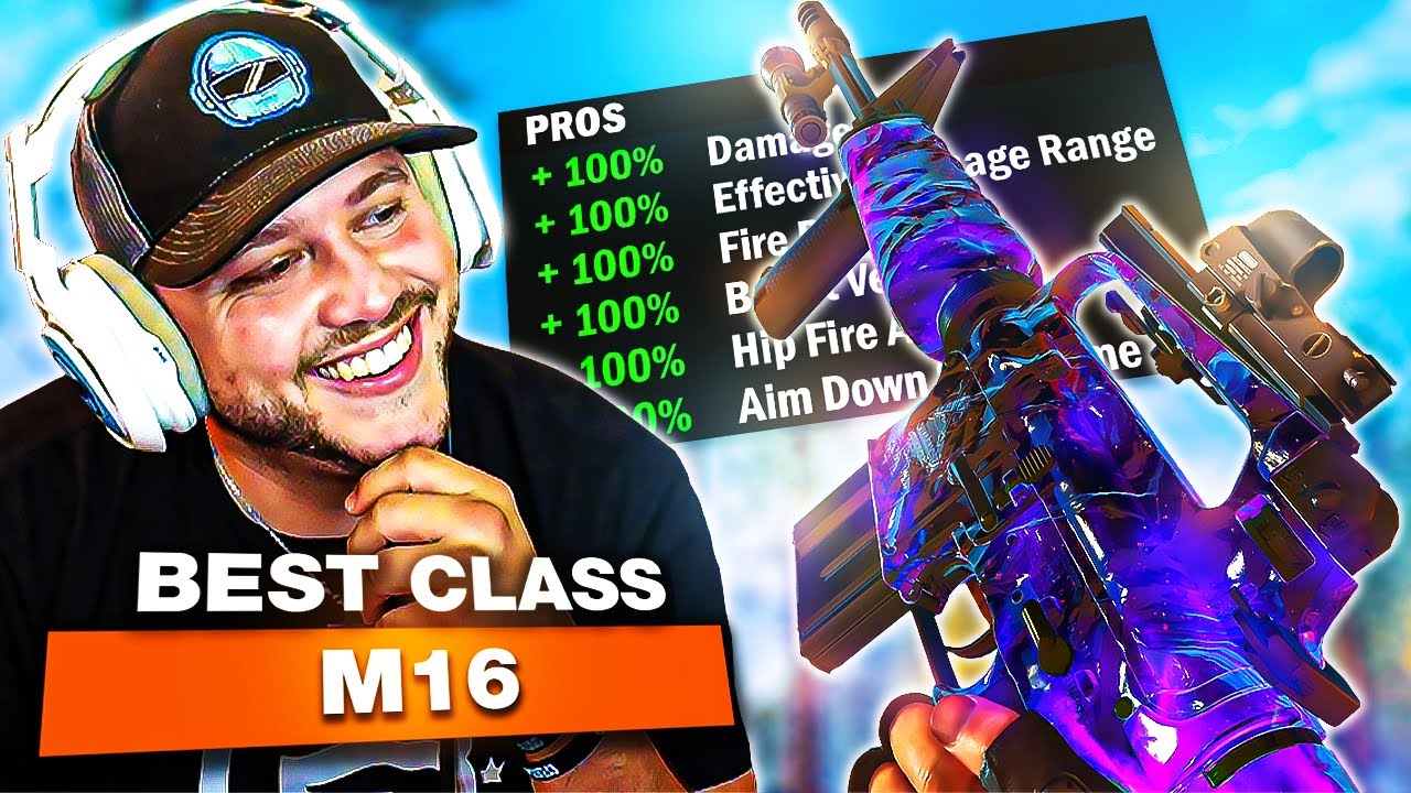 M16 BEST CLASS SETUP IN COD WARZONE! (Warzone Best M16 Loadout) - YouTube