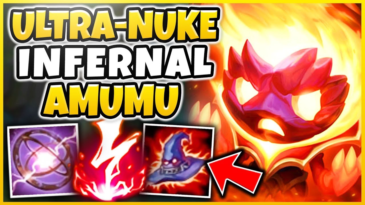 *NEW* 1100+ AP INFERNAL AMUMU SPOTLIGHT! INSTANT AOE NUKE ENTIRE TEAMS ...