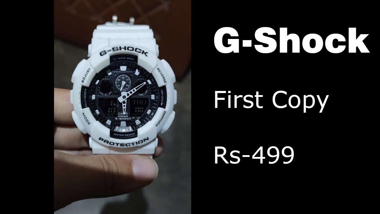 g shock copy watch | white color g shock copy watch review ...