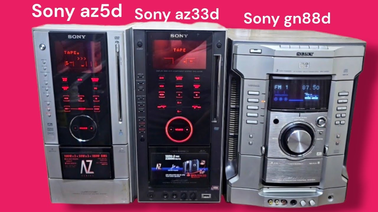 sony az5d sony az33d sony gn88d. all sold - YouTube