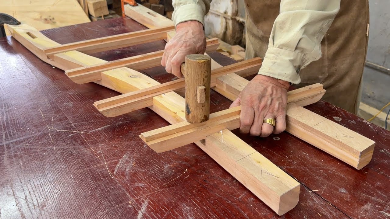 The Art of Design Raw Wood Into A Masterpiece // Create A Wooden ...