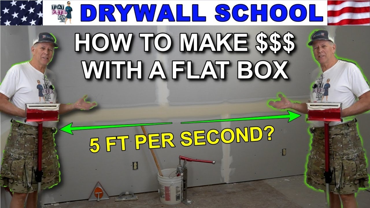 How To Coat Drywall Joints FAST With A Level5 Flat Box level5 YouTube How To Coat Drywall Joints FAST With A Level5 Flat Box level5 YouTube