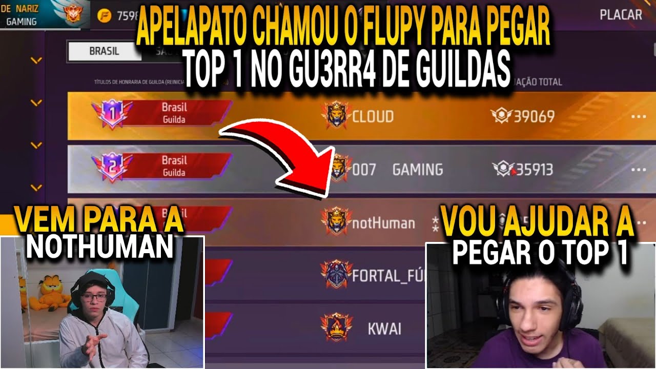 APELAPATO CHAMOU O FLUPY PARA A NOTHUMAN PARA PASSAREM A CLOUD E A ...