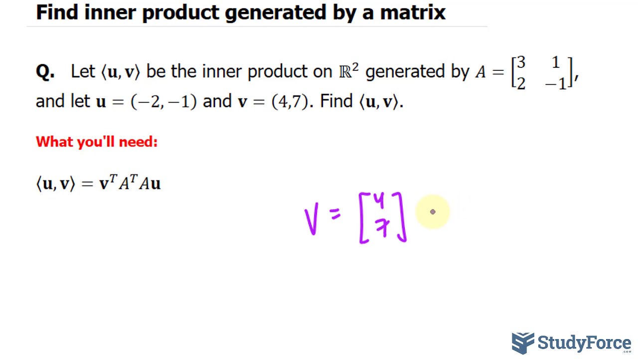 Solved Inner Product Between Matrices 9to5Science Solved Inner Product Between Matrices 9to5Science