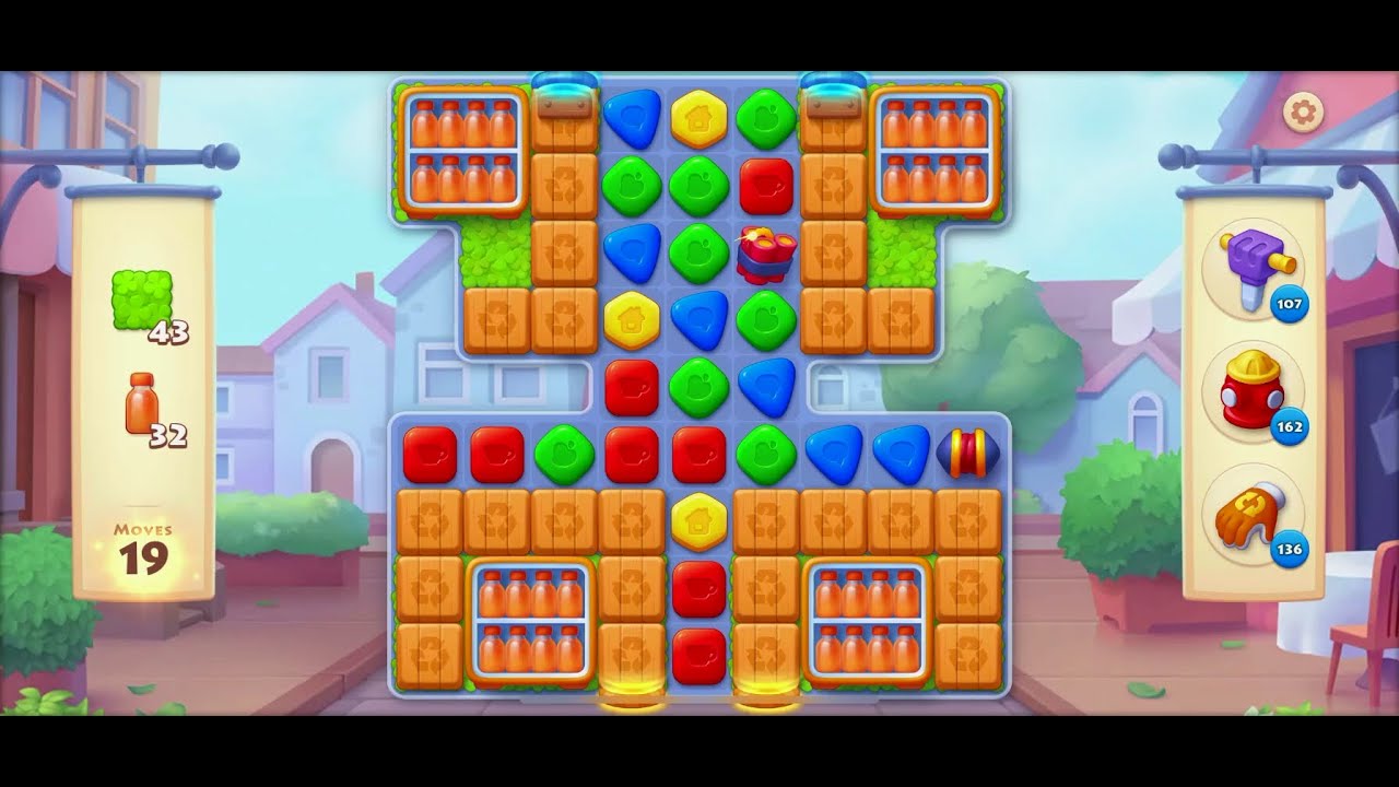 TOWNSHIP Colorful Puzzle Match -3 game level # 1974 - YouTube