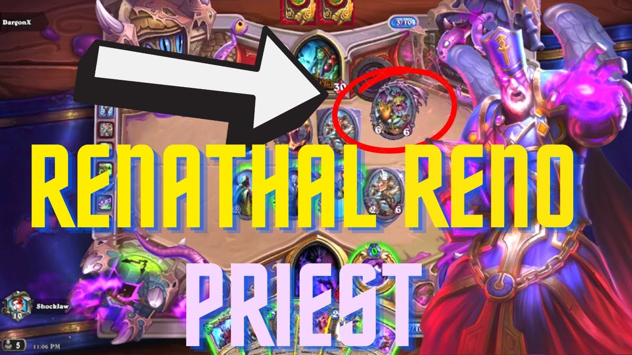Prince Renathal Reno Priest | Hearthstone | Murder at Castle Nathria ...