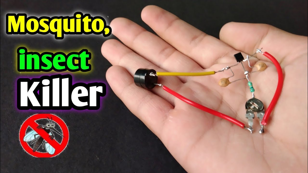 How To Make Insect Killer At Home | DIY mosquito repellent circuit ...