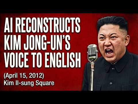 Kim Jong-un's Speech In English In His Own Voice - April 15, 2012 - Speech Centennial Parade