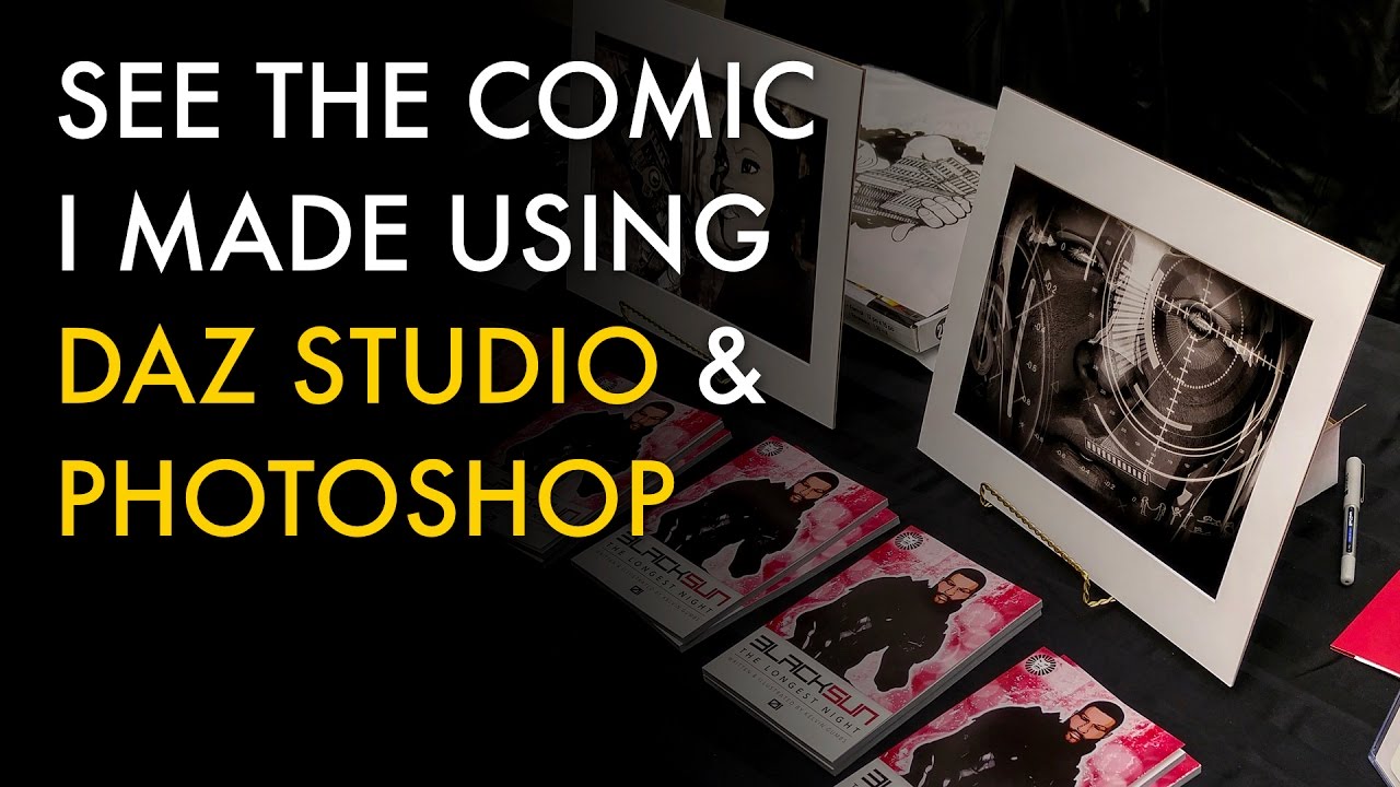 See the Comic I Made Using DAZ Studio & Photoshop - YouTube