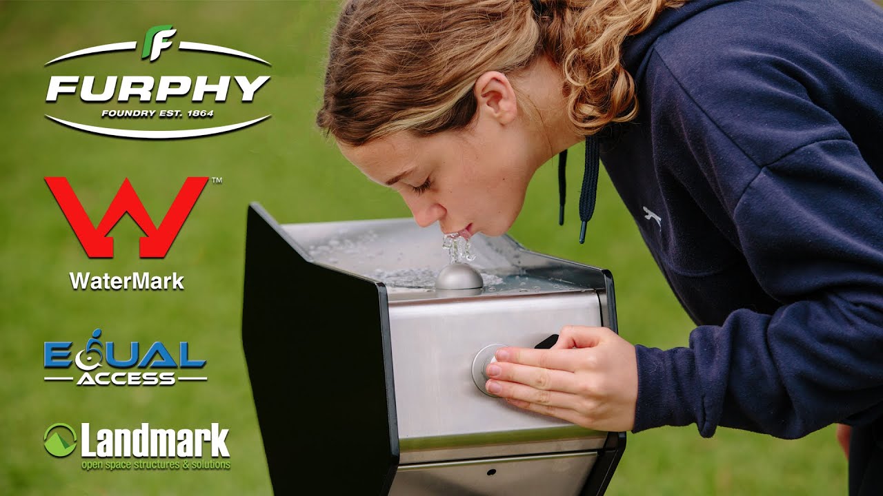 Landmark Products - Furphy Aqua-Hub Drinking Fountain - YouTube