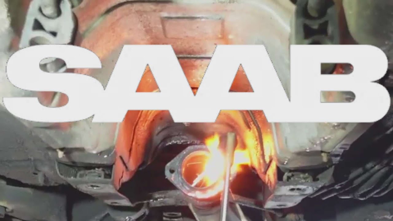 How to Replace Exhaust Flex Pipe & Resonator SAAB 9-5 1999-2009 - YouTube