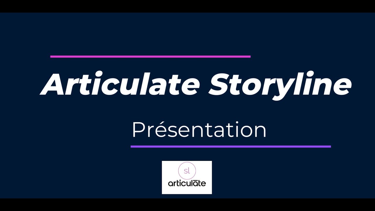 Présentation Interface Articulate Storyline - YouTube