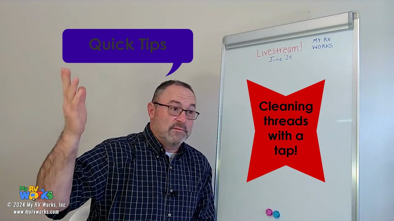 Tips For Cleaning Threads With A Tap - YouTube