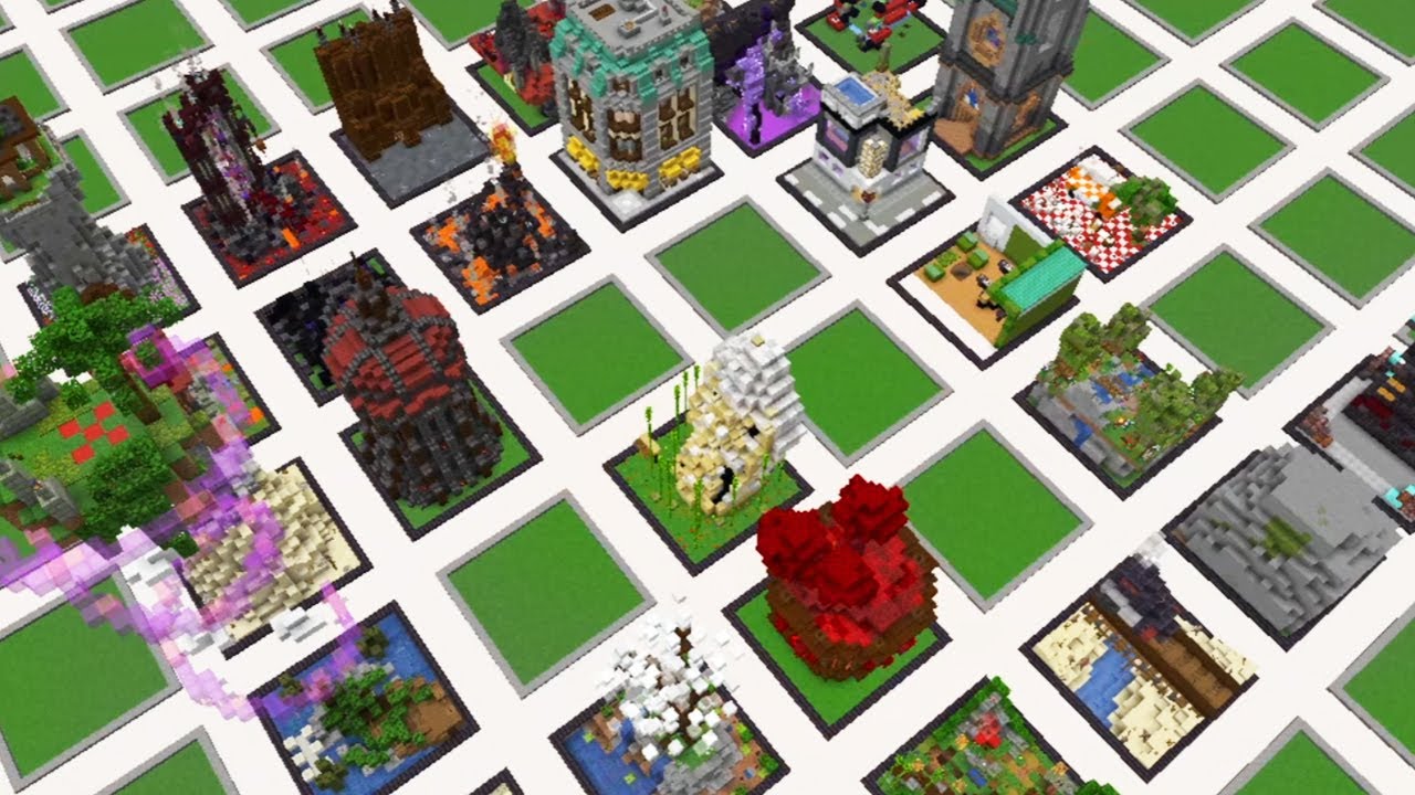 1 CHUNK = 1 BUILD - Minecraft BUILD BATTLE ROYALE - YouTube