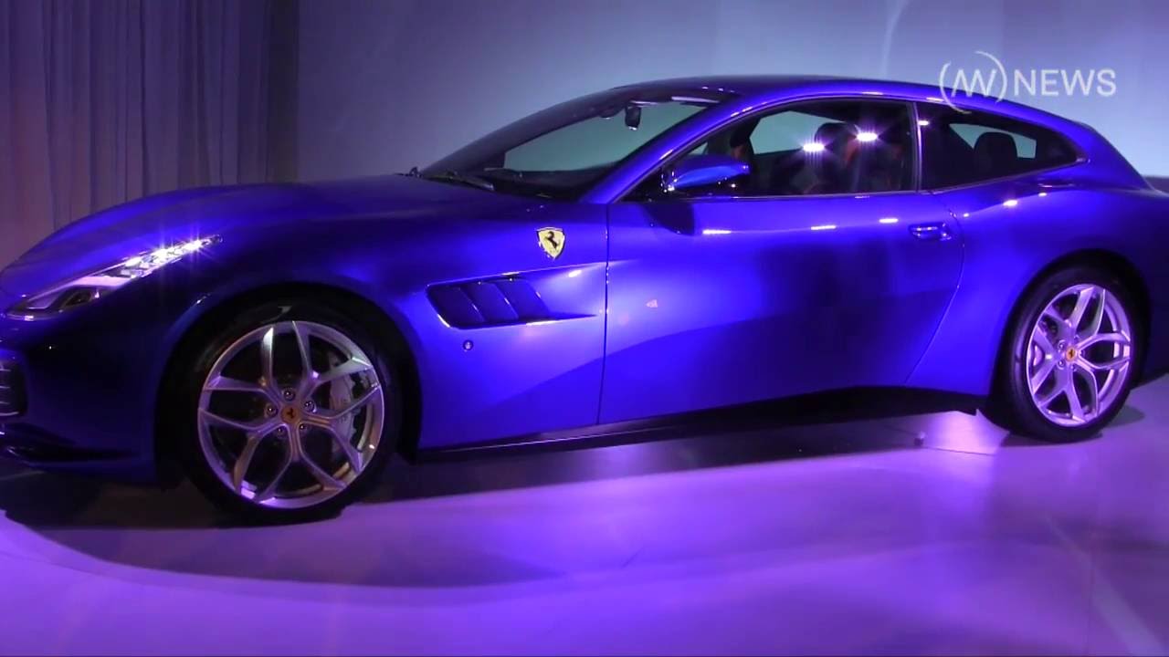 First four seater Ferrari GTC4Lusso T launched - YouTube