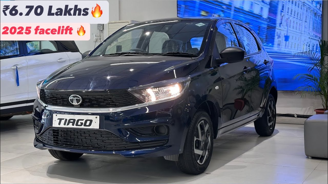 2025 Facelift Tata Tiago XM CNG (New Features added) Full Detailed ...