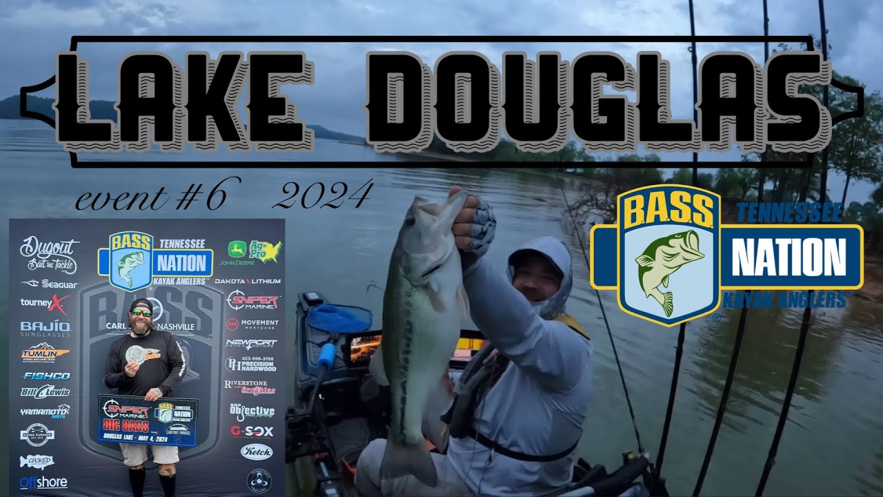 ANOTHER BIG BASS WIN - Lake Douglas TN BASS NATION KAYAK ANGLERS event ...