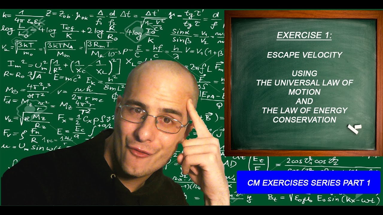 Escape Velocity (Universal Law Of Gravitation - Law Of Energy ...