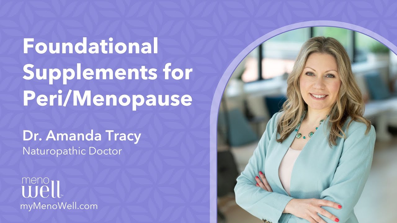 Dr Amanda Tracy - Foundational Supplements for Peri:Menopause - YouTube