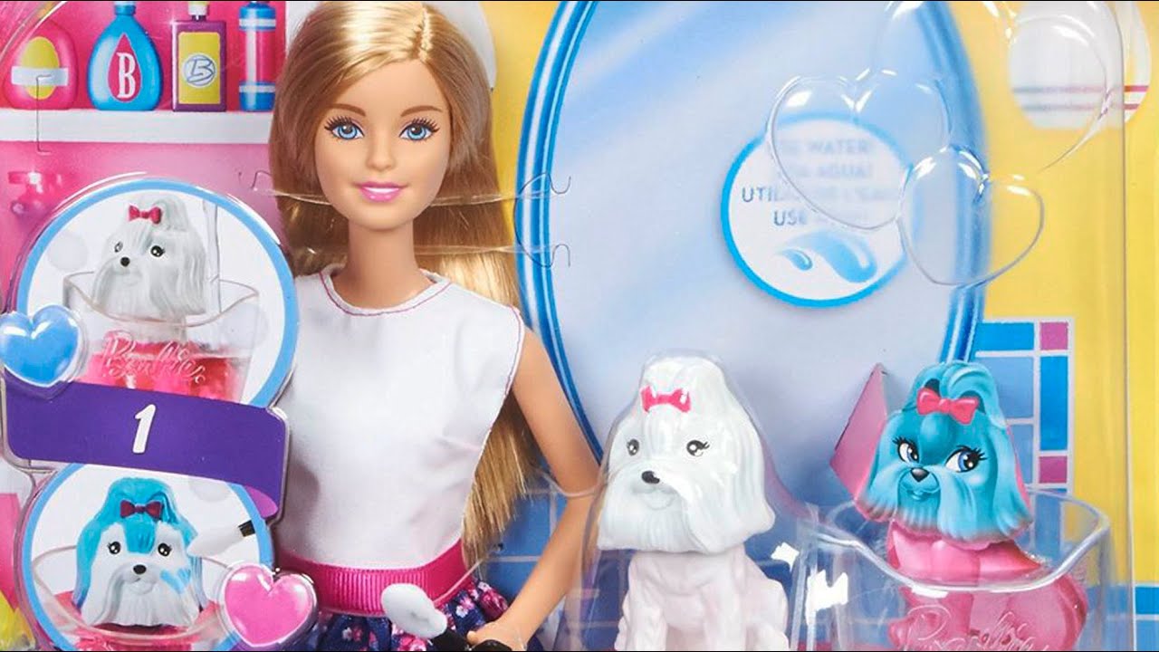 Barbie Color Me Cute Doll / Barbie Magiczna Transformacja z Psem ...