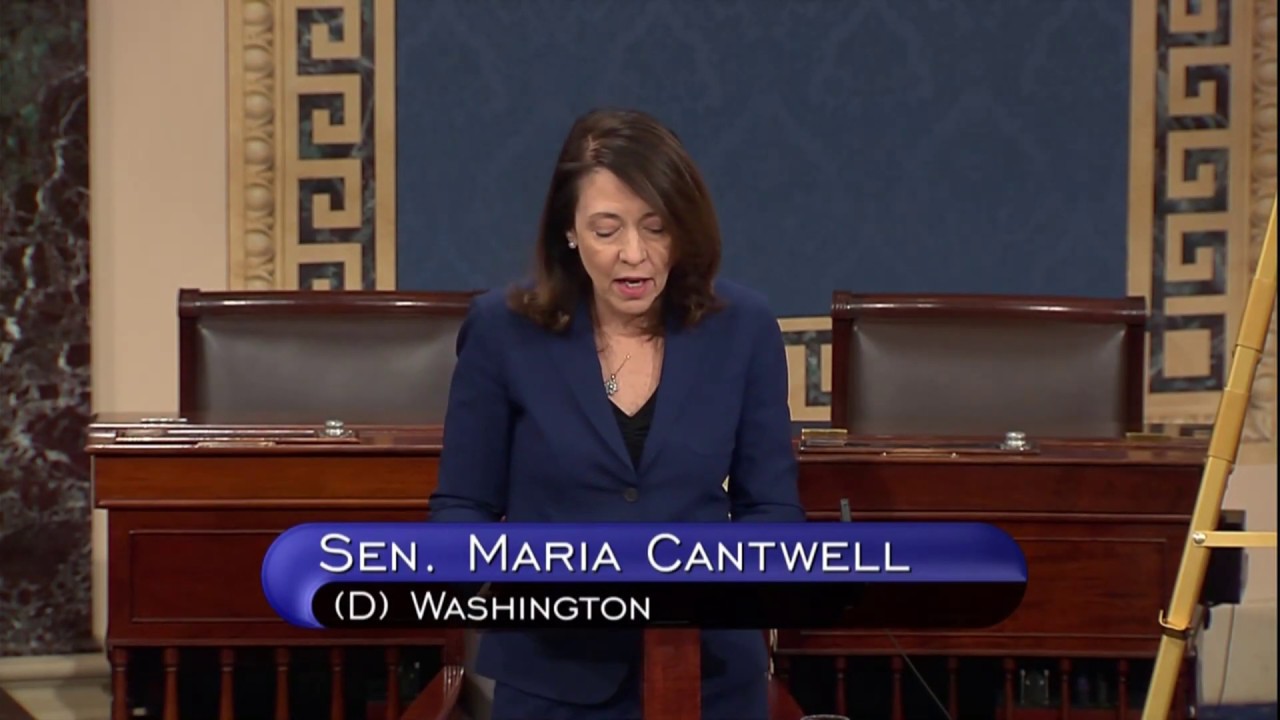 Cantwell Remarks on Confirmation of Eric Miller to Ninth Circuit - YouTube