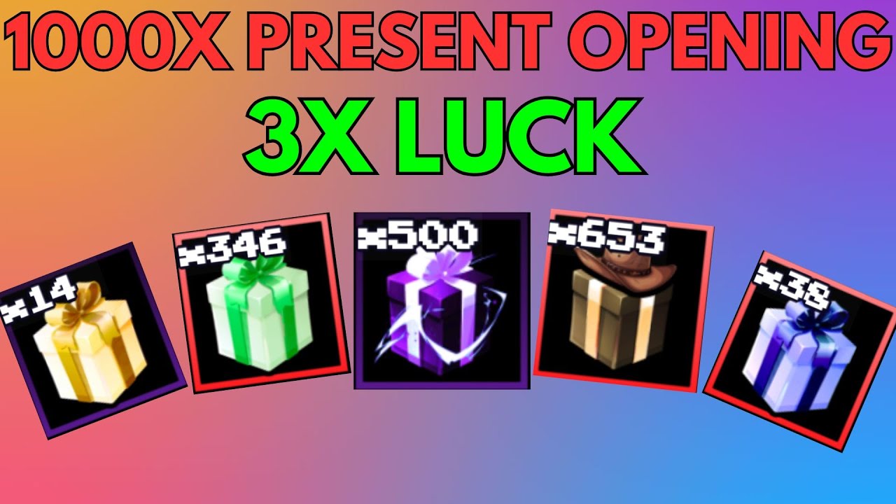 I GOT AN APEX! INSANE 1000X PRESENT OPENING 3X LUCK - Five Nights TD Event (Roblox) - YouTube