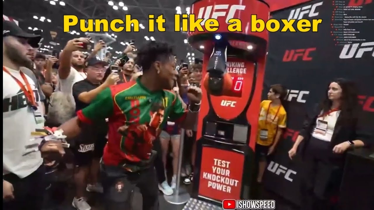 IShowSpeed Race Running With Travis Scott!!! Also IShowSpeed Punching ...