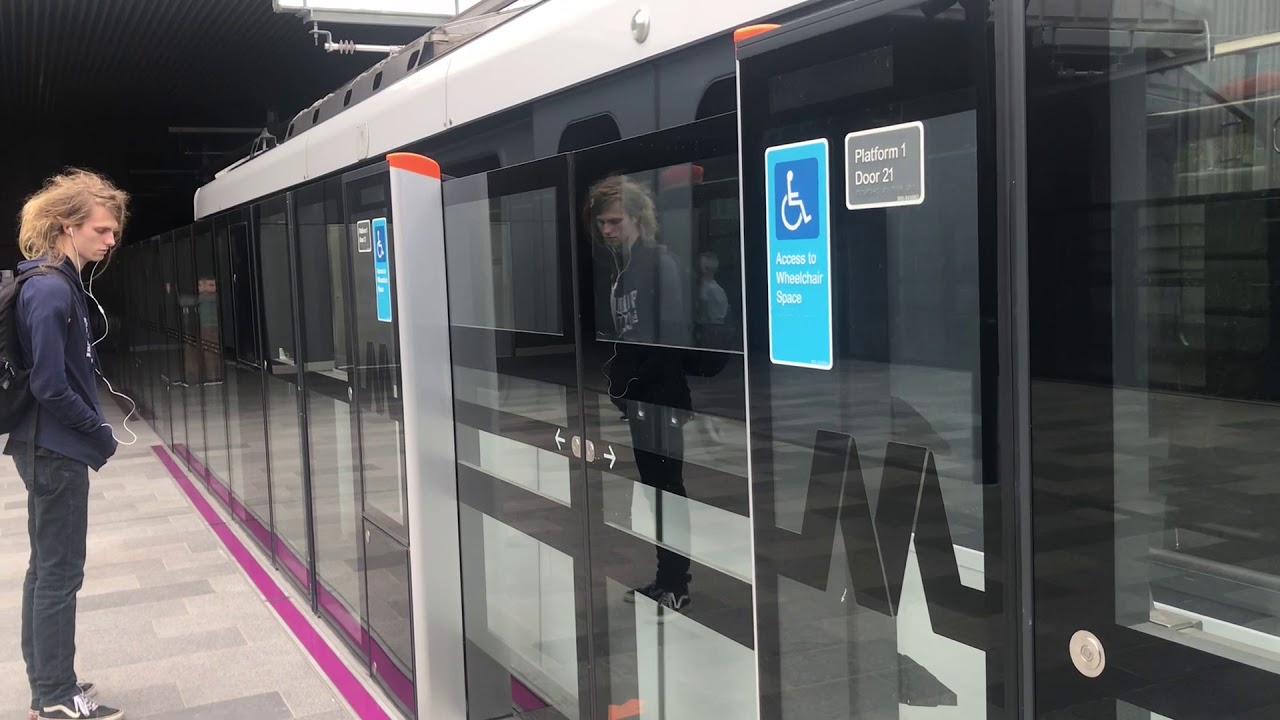 Two Sydney Metro trains departing Cherrybrook station. - YouTube