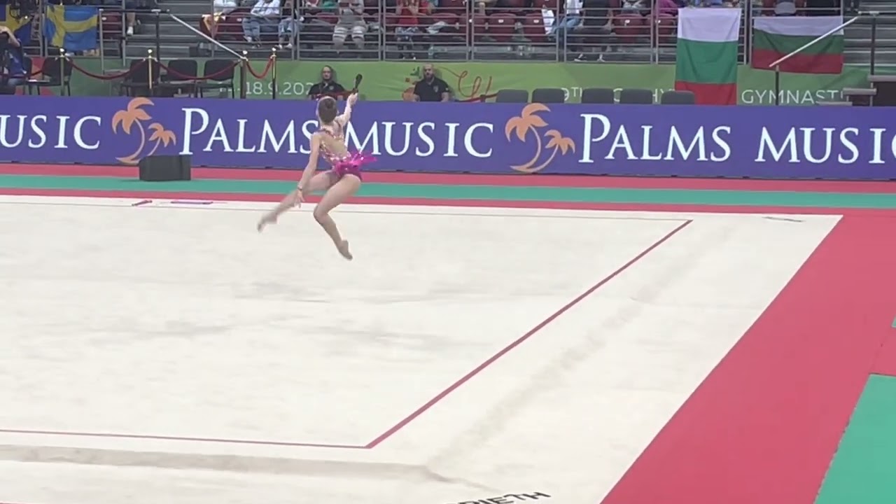 Stiliana Nikolova clubs 2022 Rhythmic Gymnastics Championships, Sofia ...