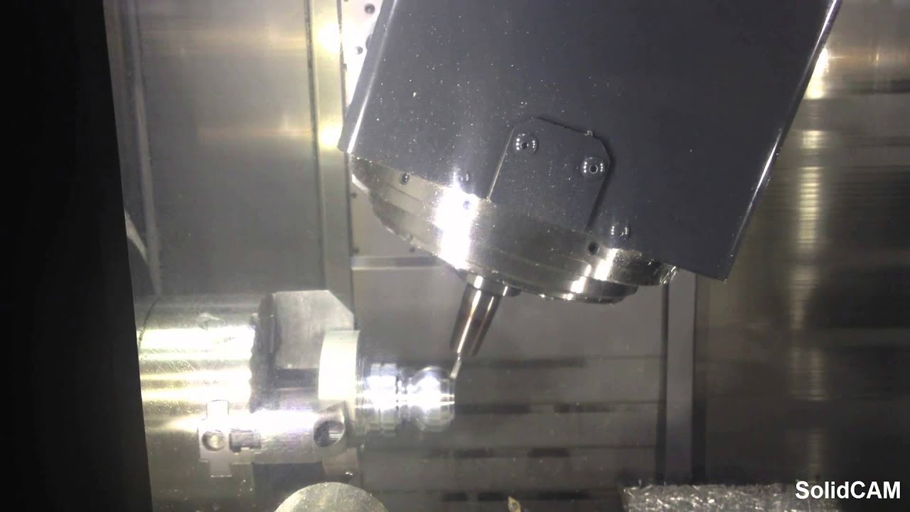 SolidCAM TURN & MILL ( DMG NTX1000 ) - YouTube