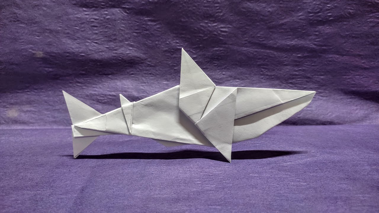 How To Make a Origami Shark Step By Step - Origami Shark Easy - YouTube